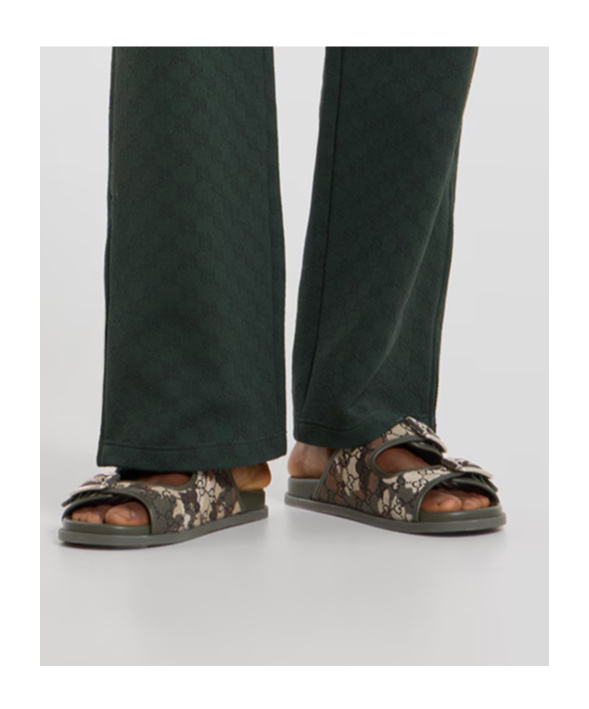 GUCCI Gucci Double Buckle Slide Sandals